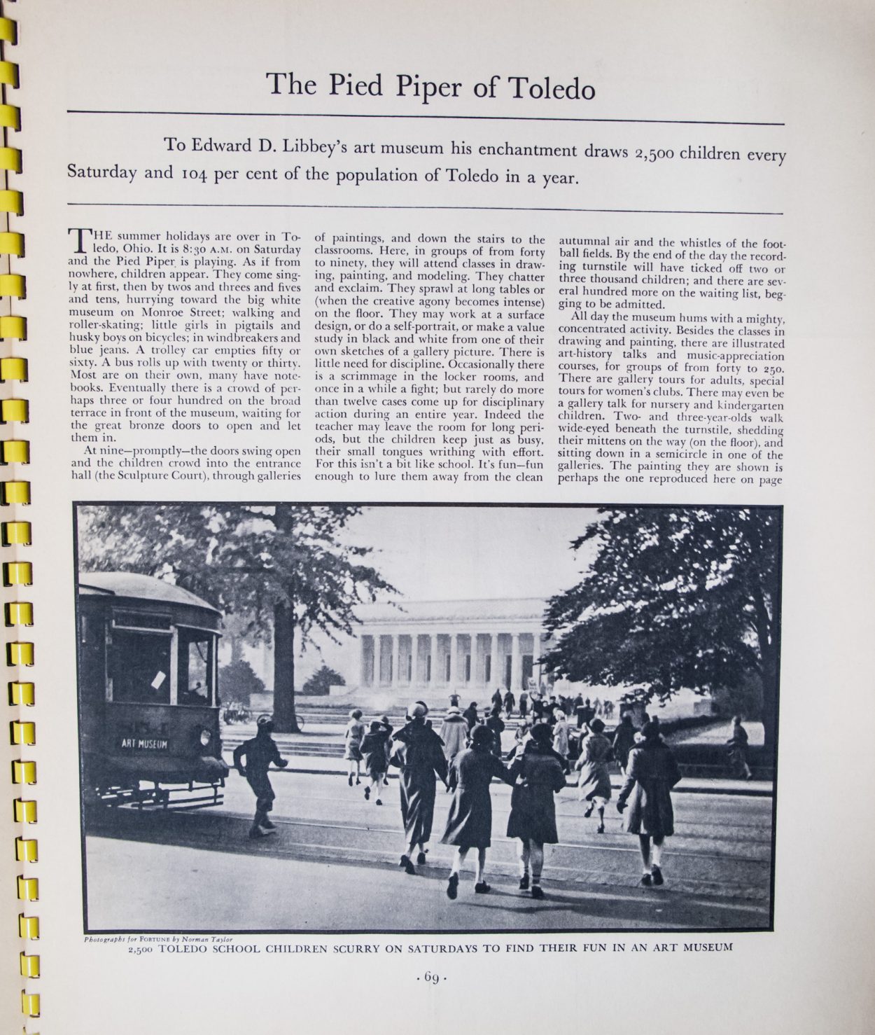 Proposal to hire art teachers at the Toledo Museum of Art - Artists of ...