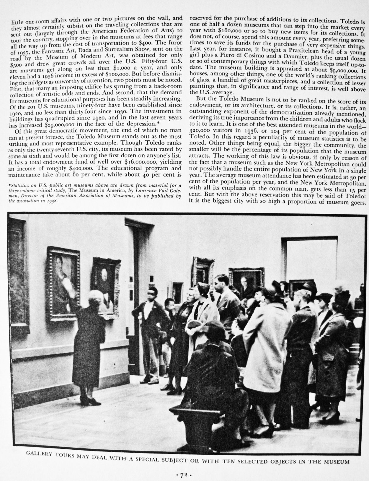 Proposal to hire art teachers at the Toledo Museum of Art - Artists of ...